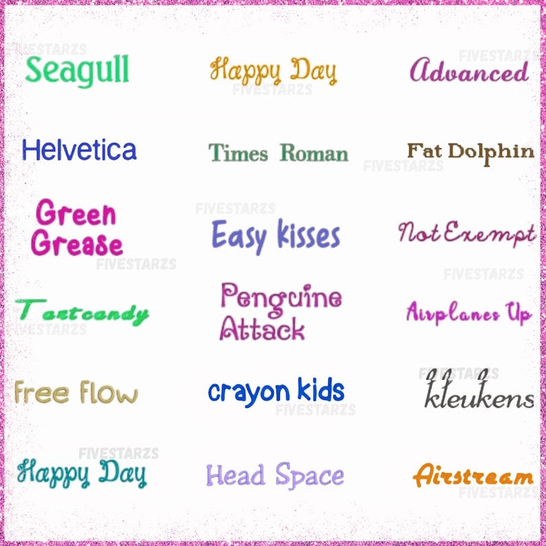 1600+ Machine Embroidery Font Designs (1", 2", 3") – VP3 Format for ...