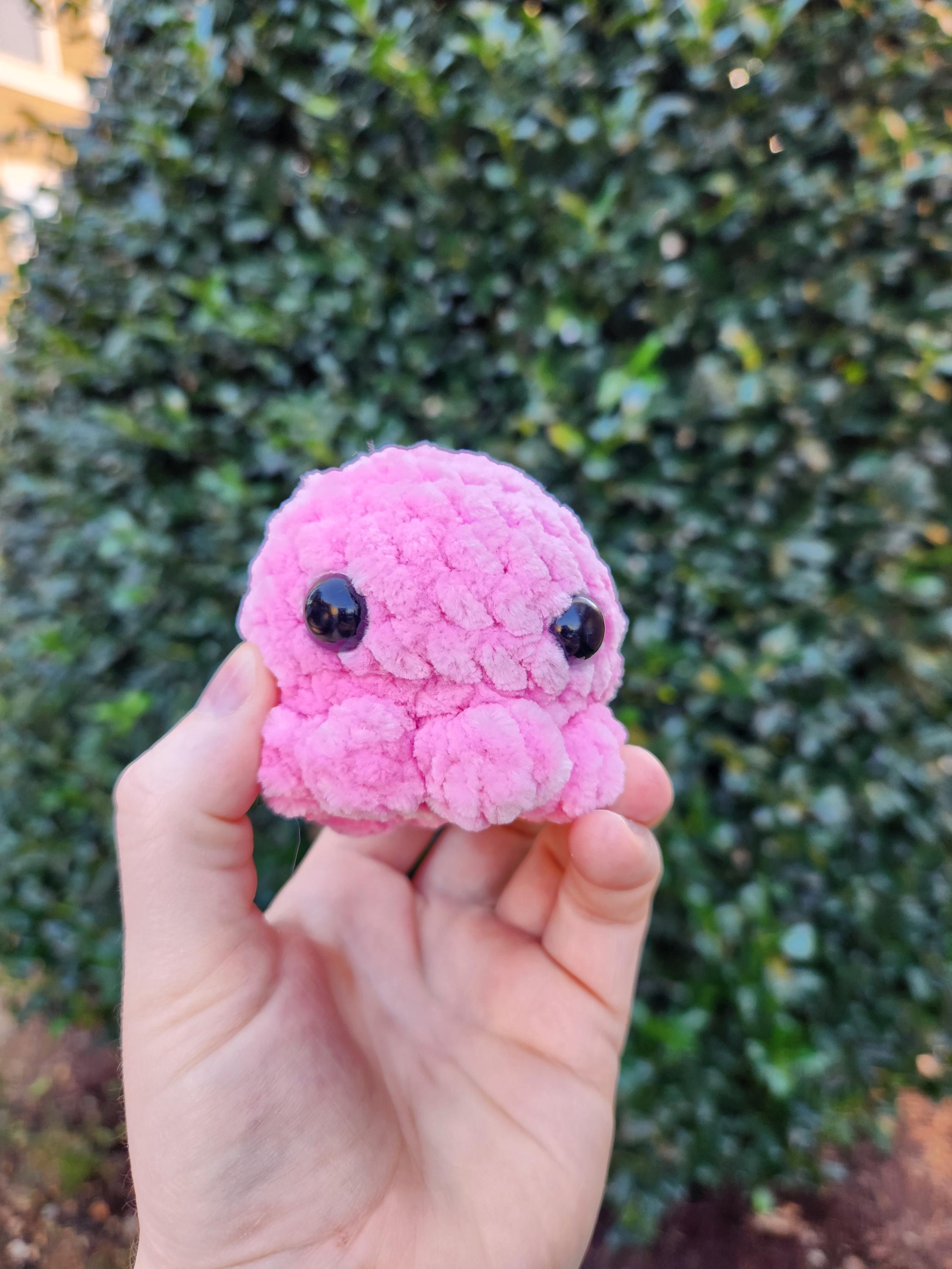 Crochet Mini Octo Plushie Amigurumi Handmade Stuffed Animal - Etsy
