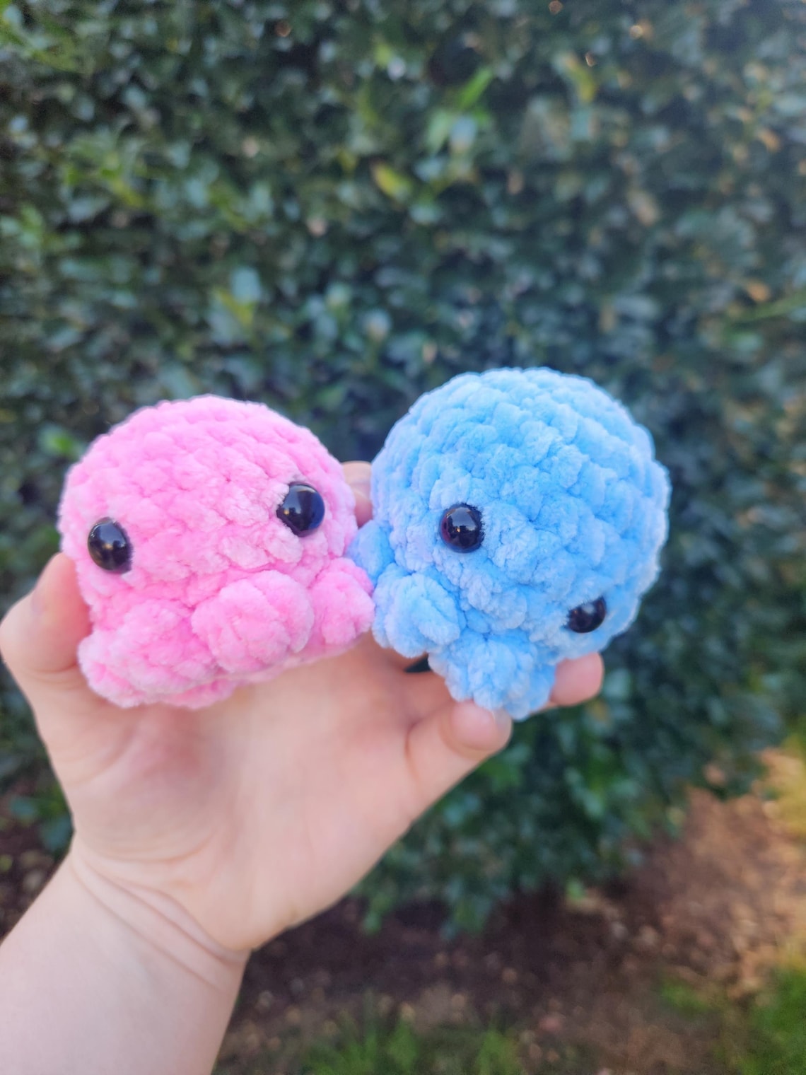 Crochet Mini Octo Plushie Amigurumi Handmade Stuffed Animal - Etsy