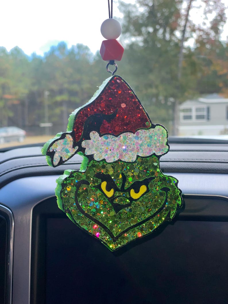 Grinch Car Freshie Made to Order - Etsy