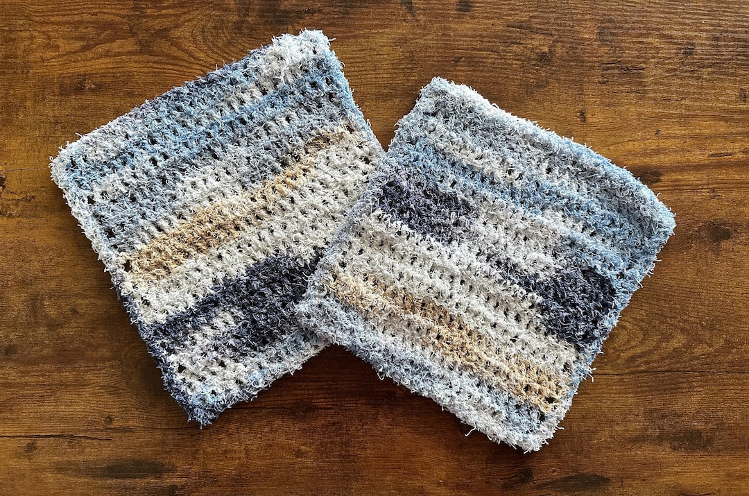 Crochet Scrubby Dishcloth - 100% Cotton Yarn - Etsy