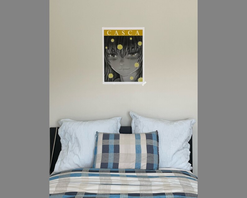 Casca Poster Berserk Premium Wall Print Manga & Anime - Etsy