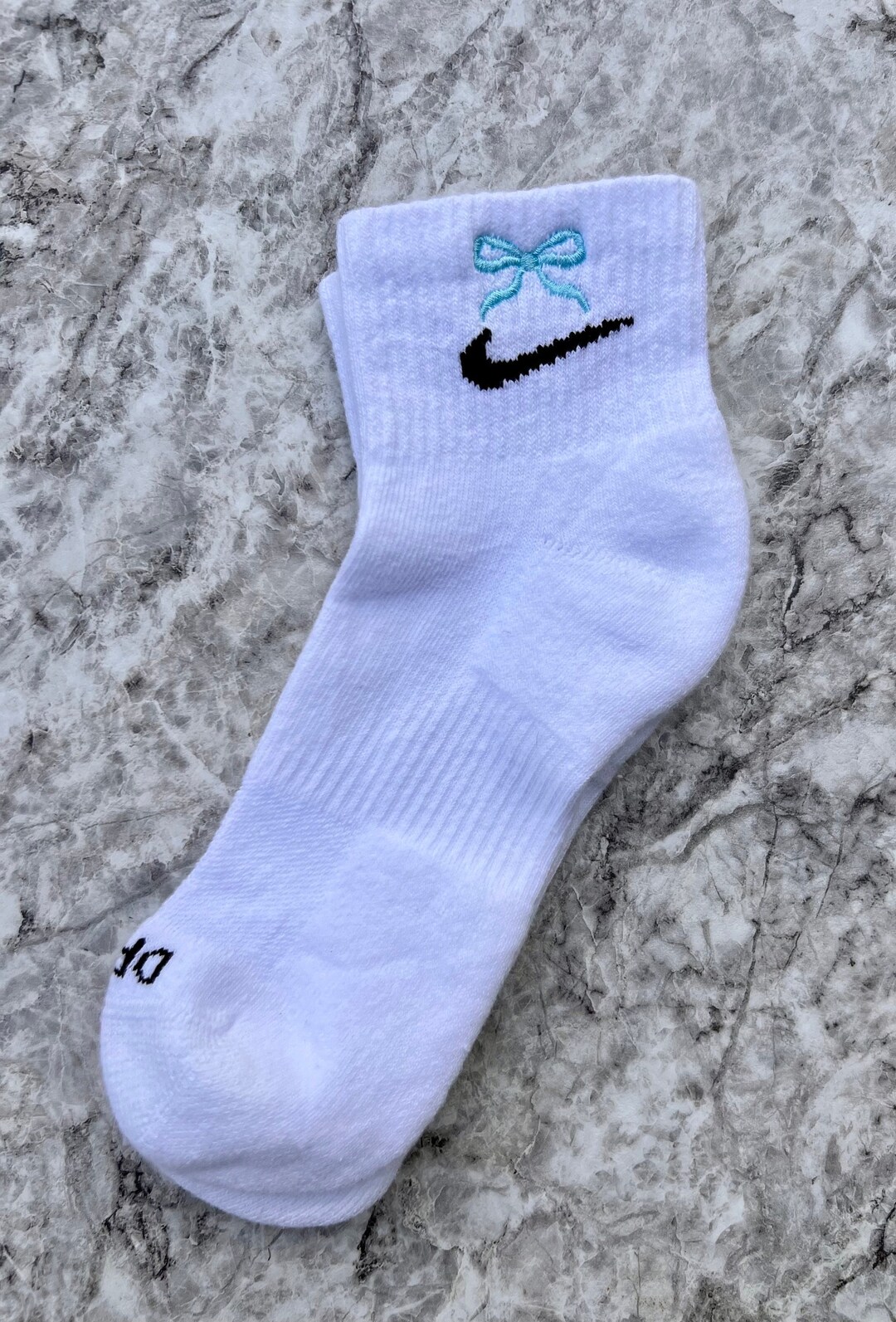 Embroidered Bow Ankle Socks: Dainty Coquette Socks - Etsy