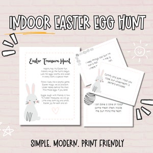 Indoor Easter Egg Hunt Easter Scavenger Hunt Easter Activity Easter ...