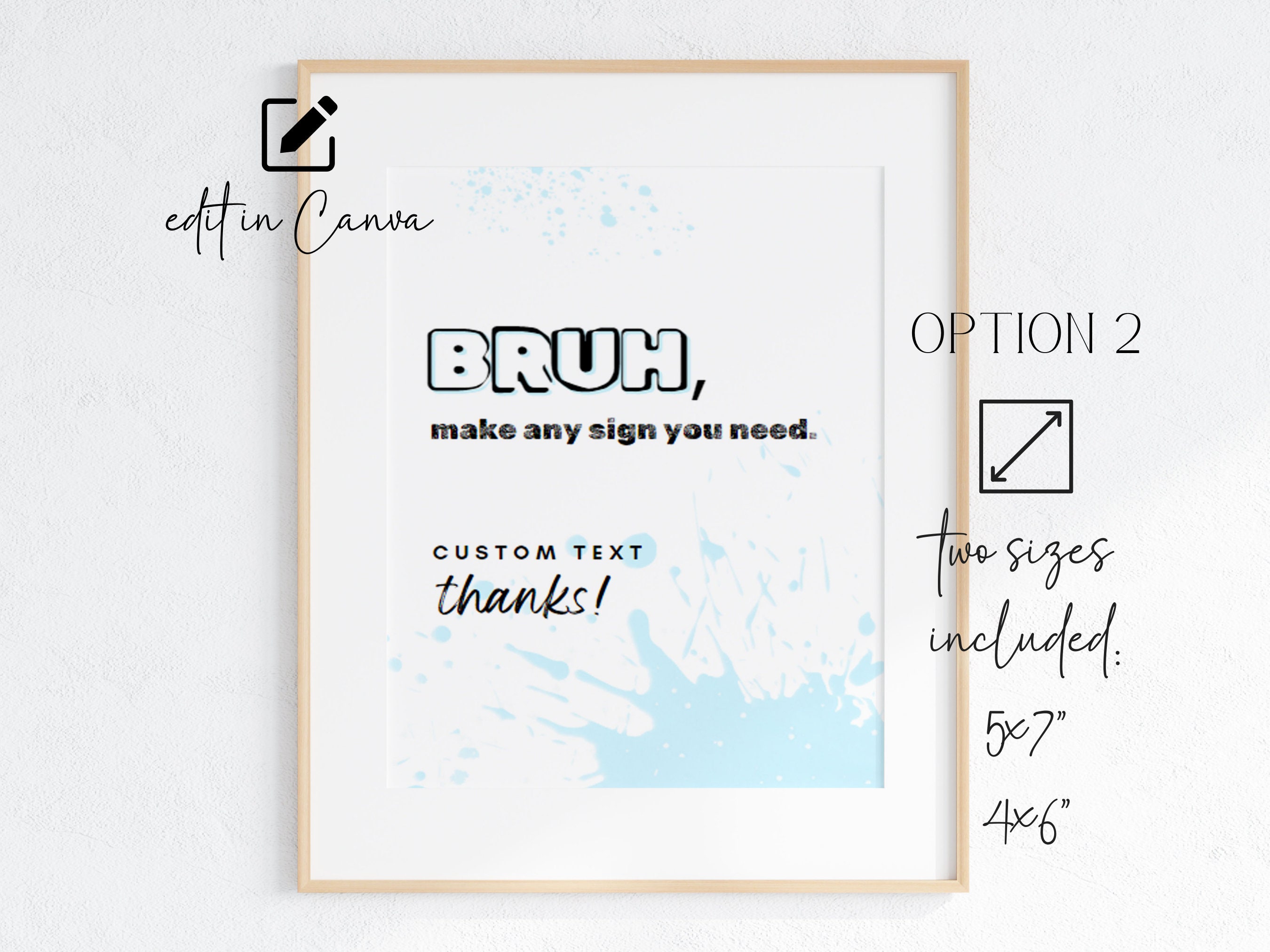 Bruh Pool Party Welcome Sign, Teenager BDAY, Bruh It's My Birthday ...