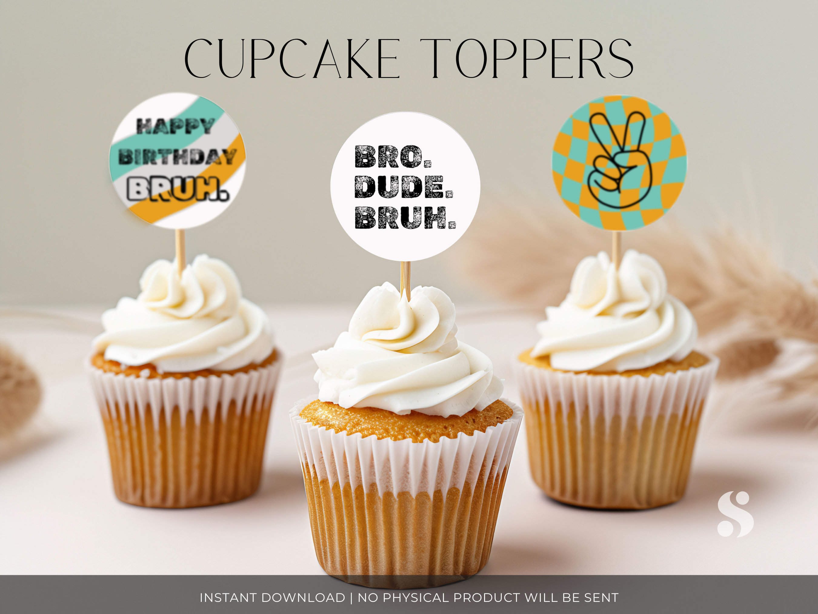 Bruh It's My Birthday, Bro 10th B-day Party Banner, BDAY Decor Bundle ...