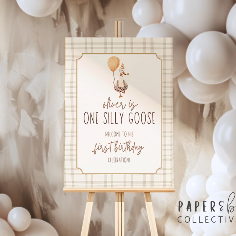 Goose Birthday Banner - Etsy