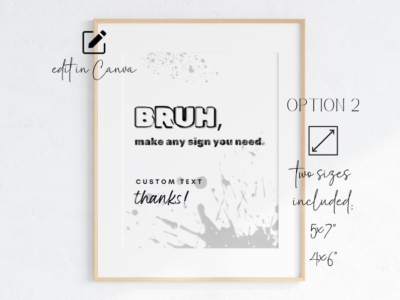 16th Birthday Sign Bundle, Bruh It's My Birthday, Digital Download ...