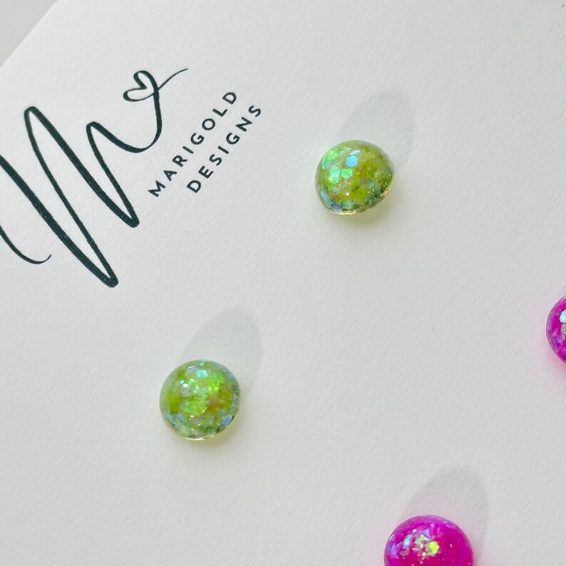 Multi Pack Colorful Studs, Choose Your Own Colors Stud Earrings Set ...