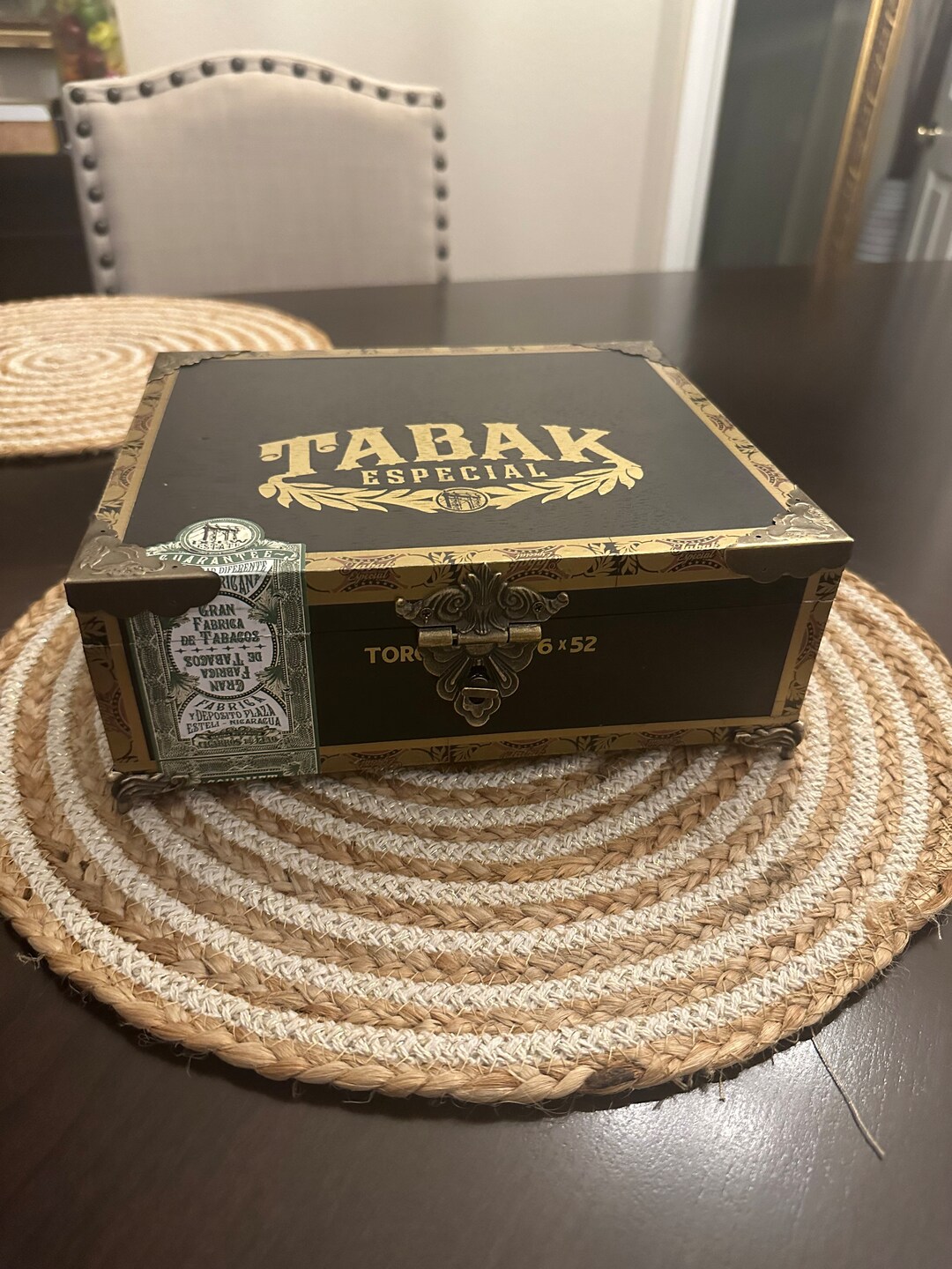 TABAK Especial Cigar Box Upcycled Cigar Box 1980 Tabak Especial Empty ...