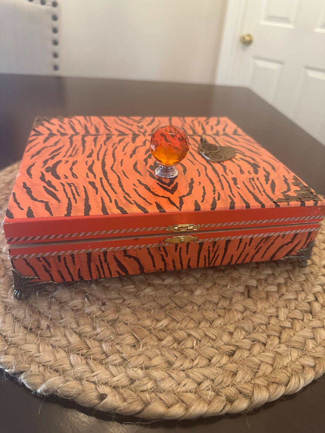 Empty Cigar Box Beautiful Display Boxrepurposed Wooden Cigar Boxmans ...