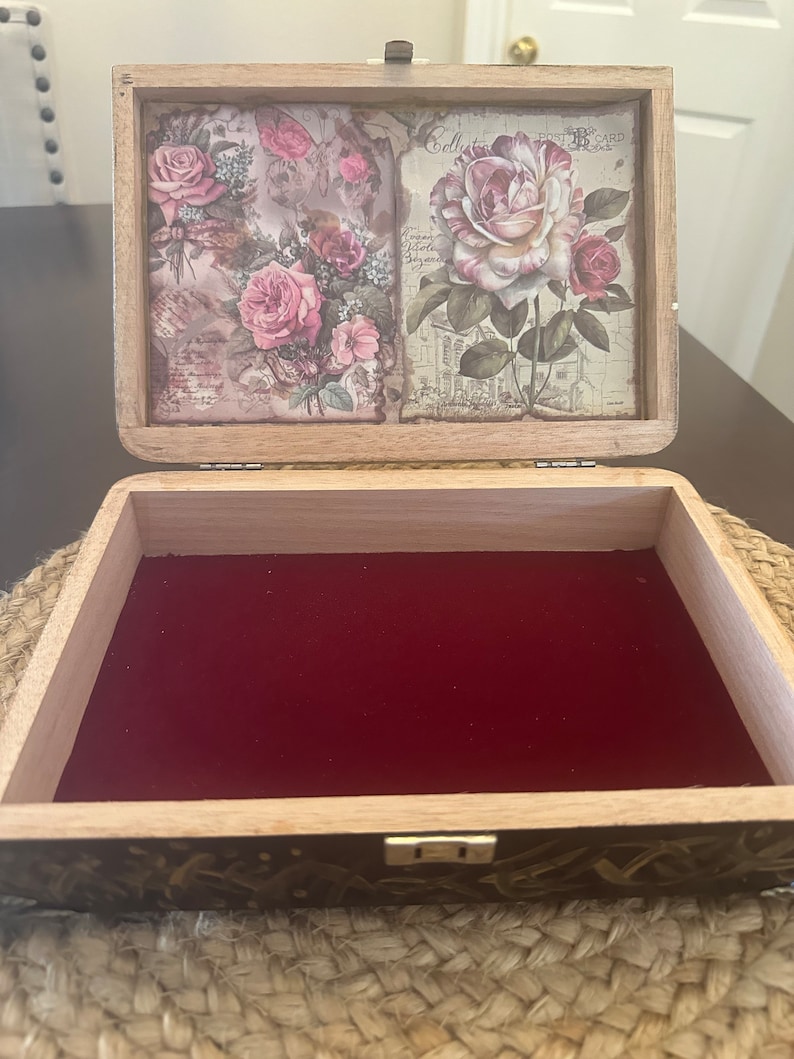 Empty Cigar Box Beautiful Display Boxrepurposed Wooden Cigar Boxmans ...