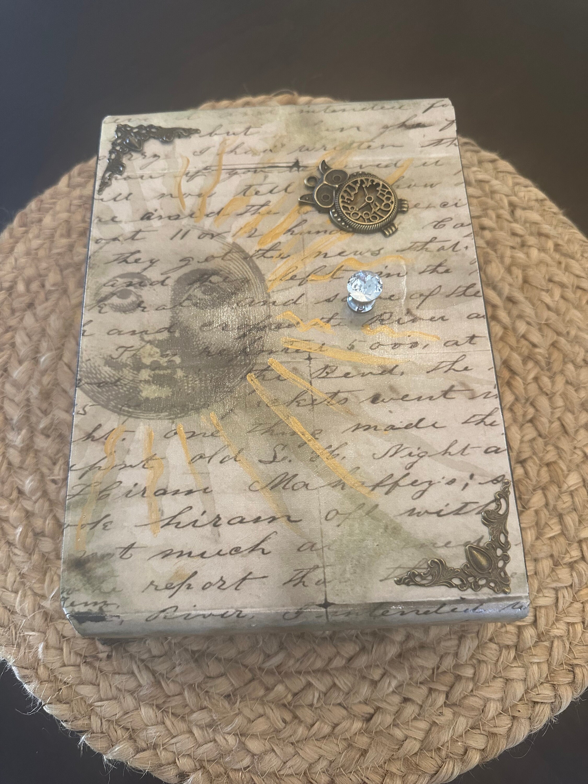 Empty Cigar Box Beautiful Display Boxrepurposed Wooden Cigar Boxmans ...