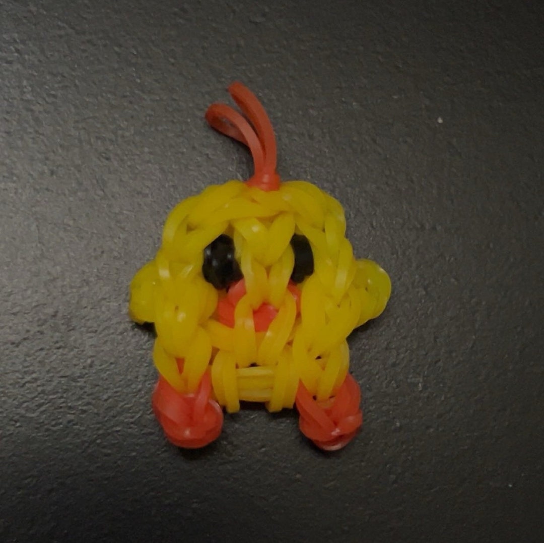 Rainbow Loom Duck Charm - Etsy