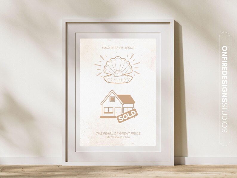 Jesus Parable, Parable of Pearl of Great Price, Christian Modern ...