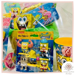 Spongebob Gift Experience This Prefilled Spongebob Gift Bundle Basket ...