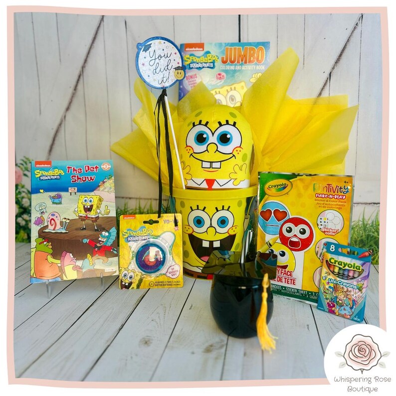 Spongebob Graduation Gift Bundle – Preschool, Kinder & Kids Graduation ...