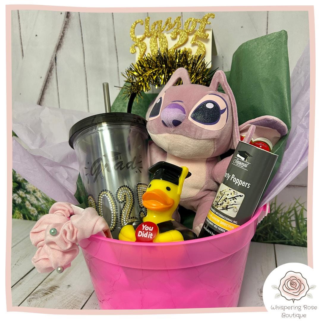 Stitch Graduation Gift Basket 2025- Kids Gift Hamper – Cute Stitch ...