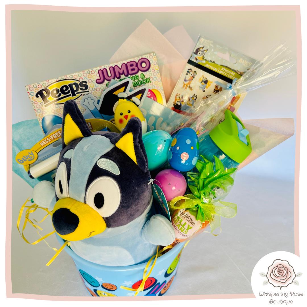 Easter Basket, Prefilled, Custom, Hand-picked Bluey Easter Basket ...