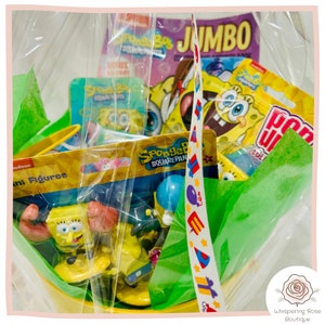 Spongebob Gift Experience This Prefilled Spongebob Gift Bundle Basket ...