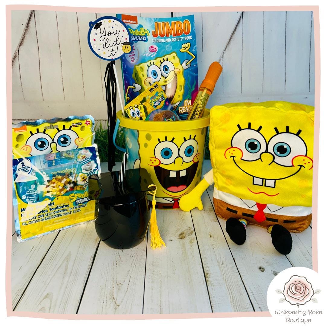 Graduation Gift for Kids | Spongebob Gift Bundle | Kindergarten or ...