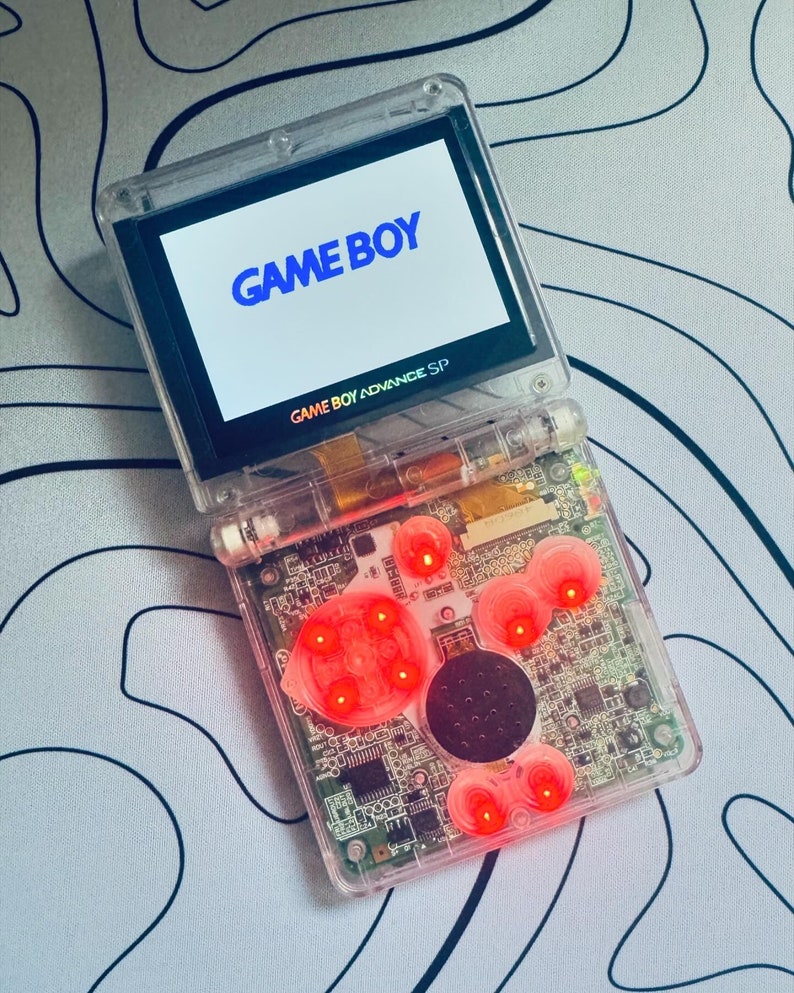 Gameboy Advance SP (gba Sp) CUSTOM!!! - Etsy