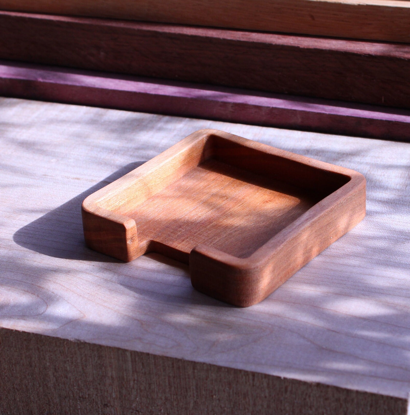Sticky Note Holder | Home Office Accessory | Functional Wooden Desk ...