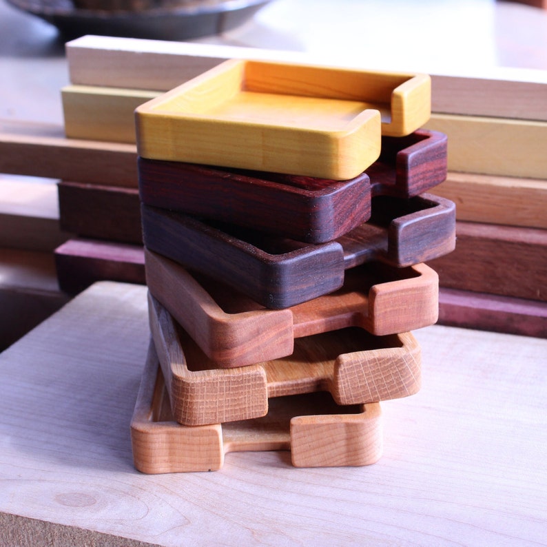 Sticky Note Holder | Home Office Accessory | Functional Wooden Desk ...