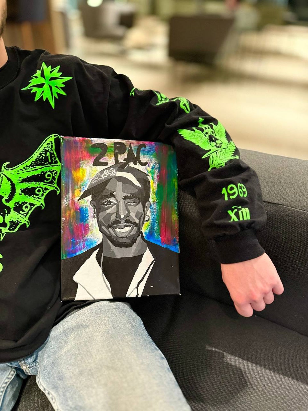 2pac Frame, Pop Art Tupac Shakur Pop Culture, Art Print Decoration ...