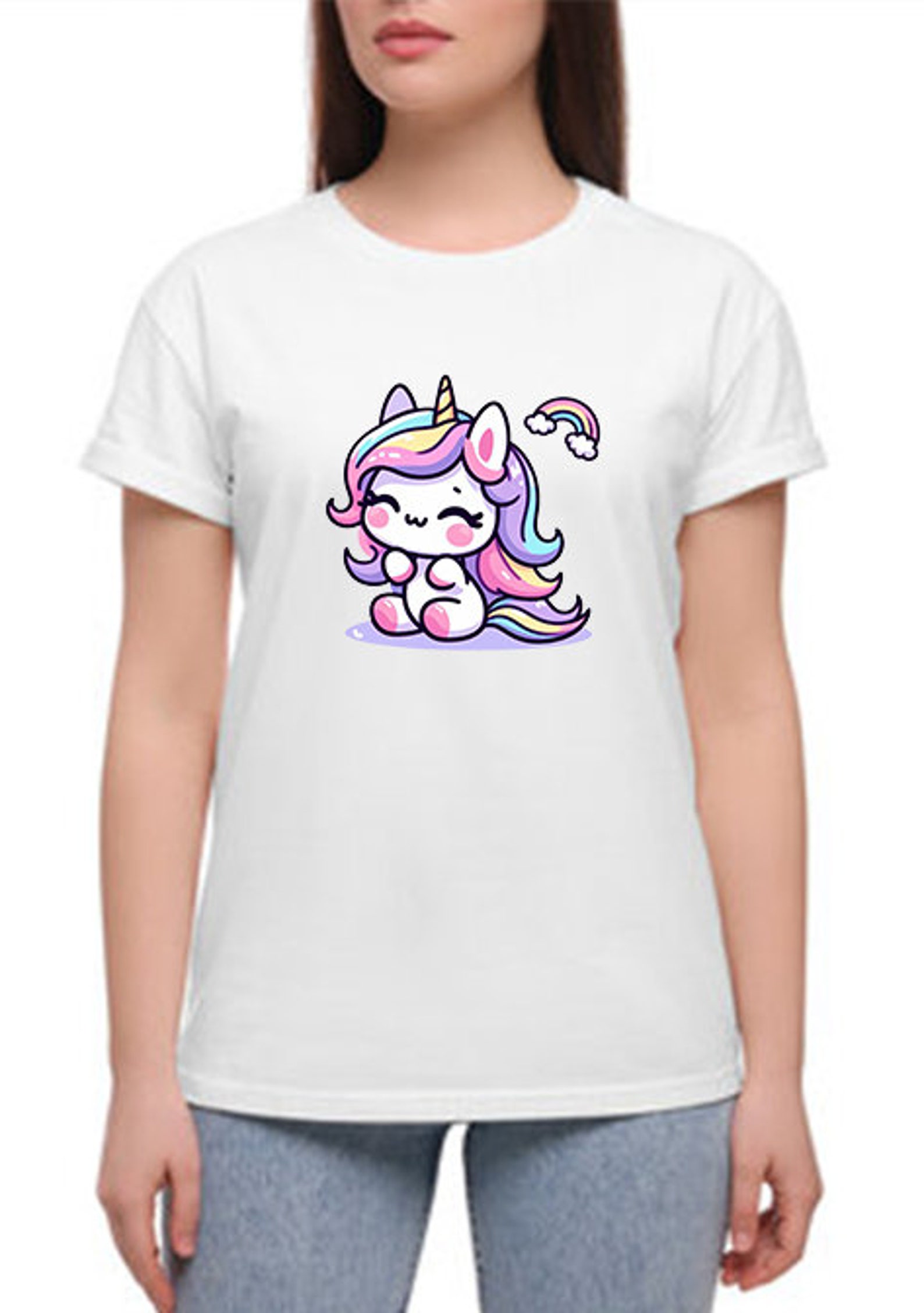 2 Cute & Kawaii Unicorn Design TEMPLATES (TRANSPARENT PNG) (4k High ...