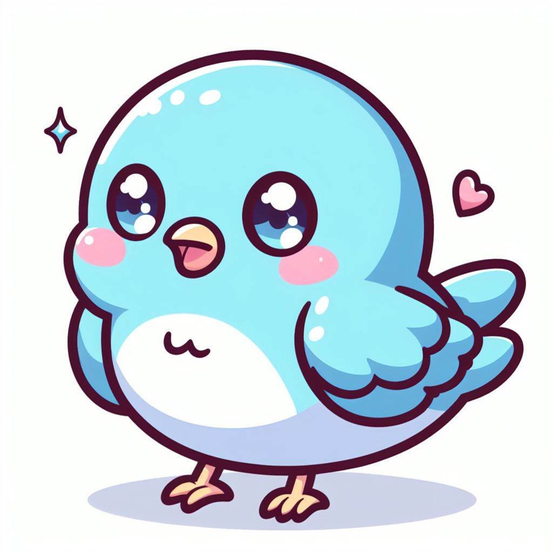 2 Cute & Kawaii Bird Design TEMPLATES (TRANSPARENT PNG) (4k High ...