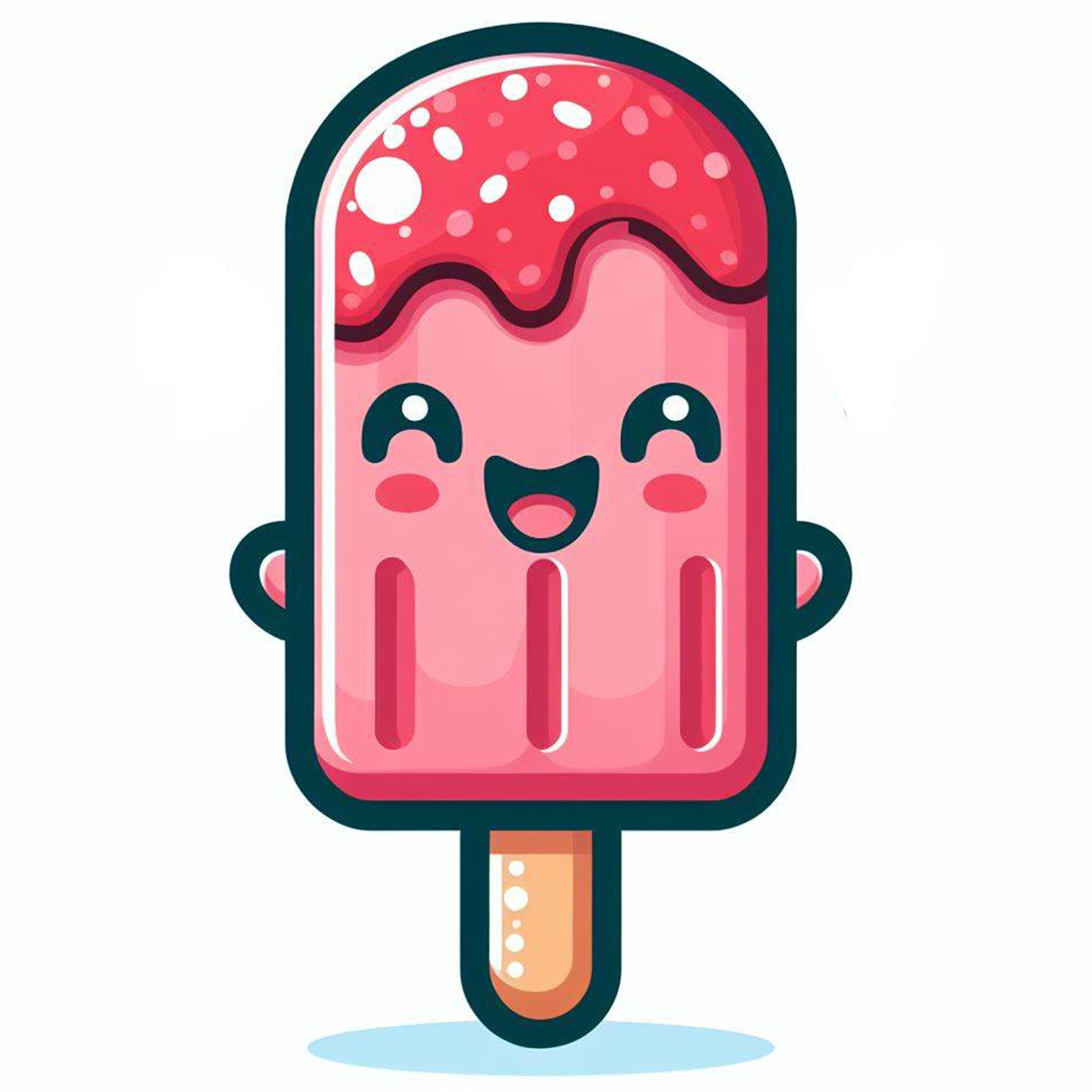 2 Cute & Kawaii Popsicle Design TEMPLATES TRANSPARENT PNG 4k High ...