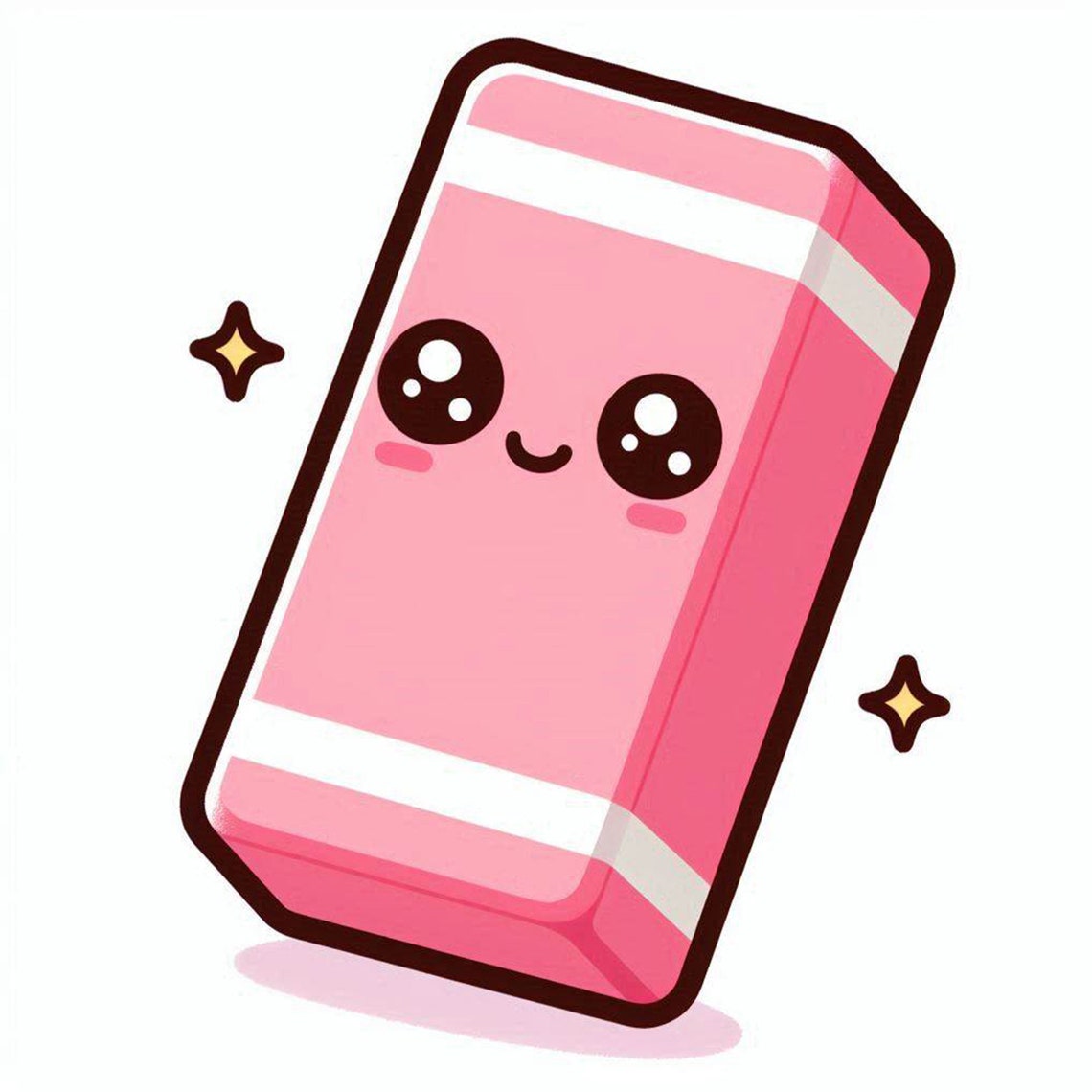 2 Cute & Kawaii Eraser Design TEMPLATES (TRANSPARENT PNG) (4k High ...