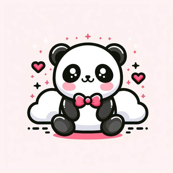 Kawaii Panda - Etsy