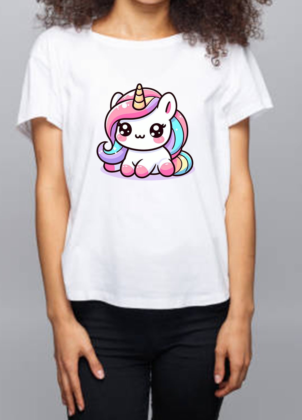2 Cute & Kawaii Unicorn Design TEMPLATES (TRANSPARENT PNG) (4k High ...