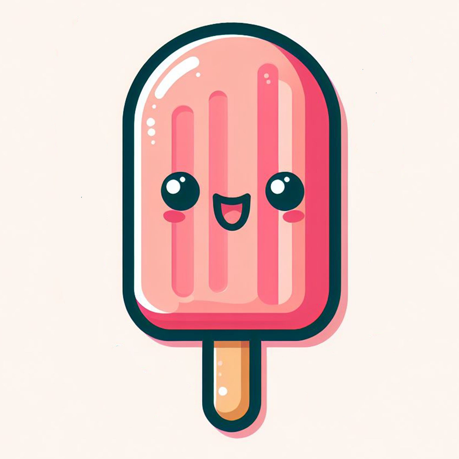 2 Cute & Kawaii Popsicle Design TEMPLATES TRANSPARENT PNG 4k High ...