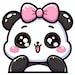 2 Cute & Kawaii Panda Design TEMPLATES (TRANSPARENT PNG) (4k High ...