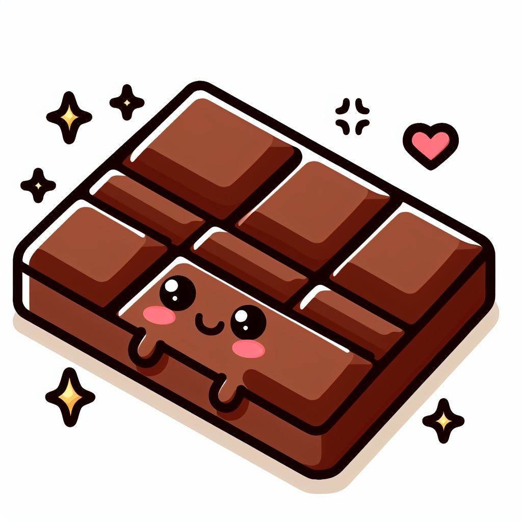 2 Cute & Kawaii Chocolate Design TEMPLATES (TRANSPARENT PNG) (4k High ...