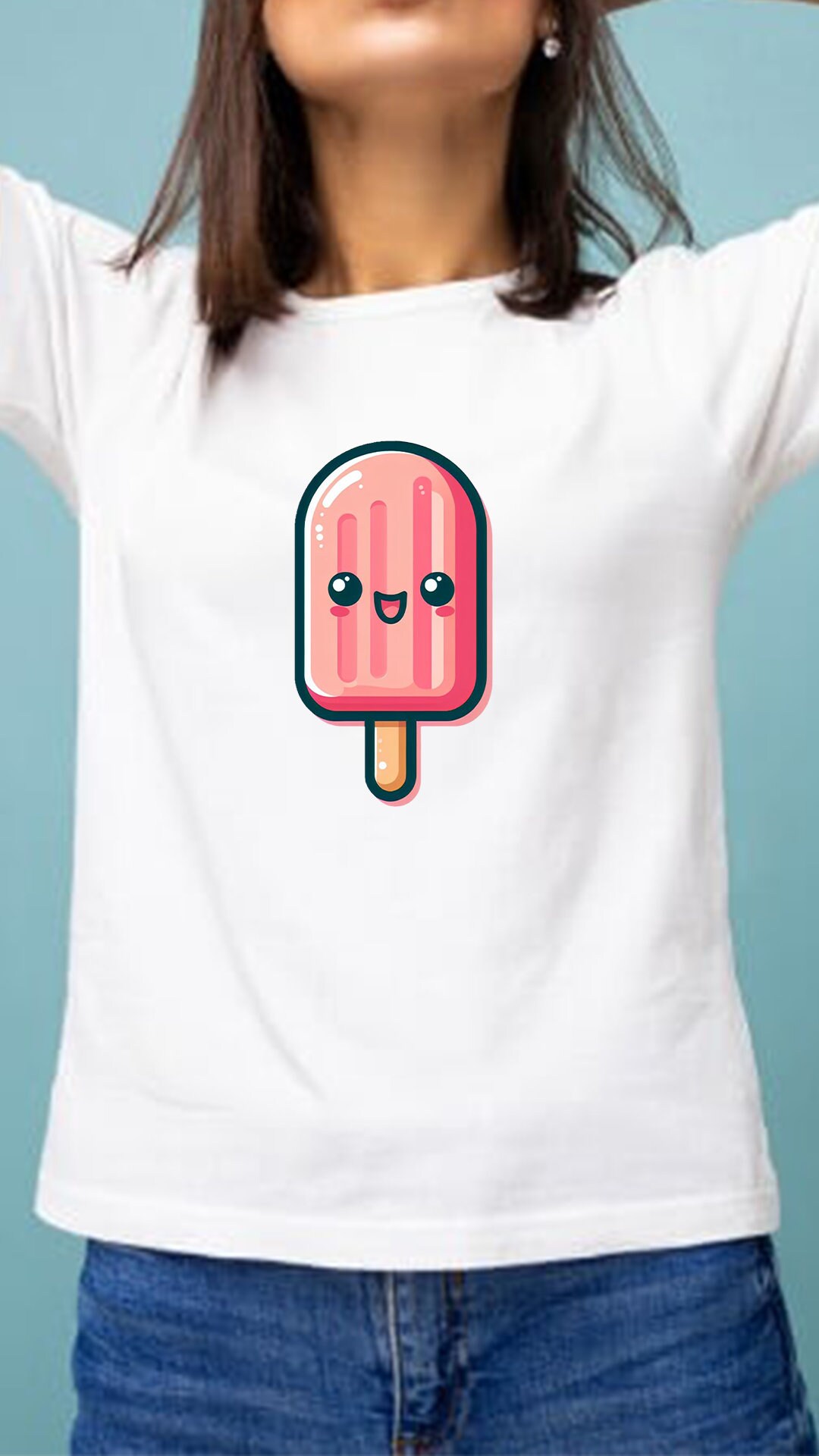 2 Cute & Kawaii Popsicle Design TEMPLATES TRANSPARENT PNG 4k High ...