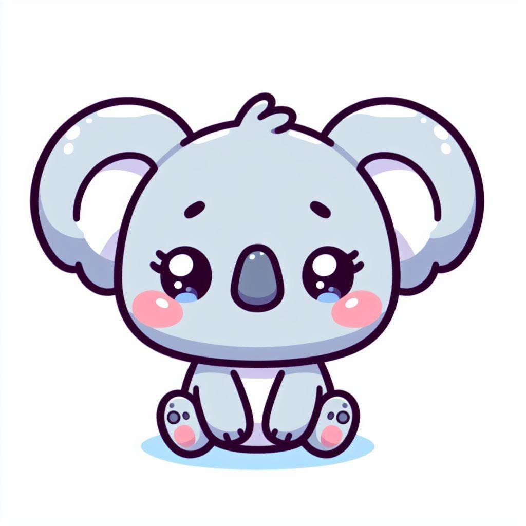 2 Cute & Kawaii Koala Bear Design TEMPLATES (TRANSPARENT PNG) (4k High ...