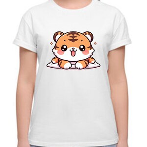 2 Cute & Kawaii Tiger Design TEMPLATES (TRANSPARENT PNG) (4k High ...