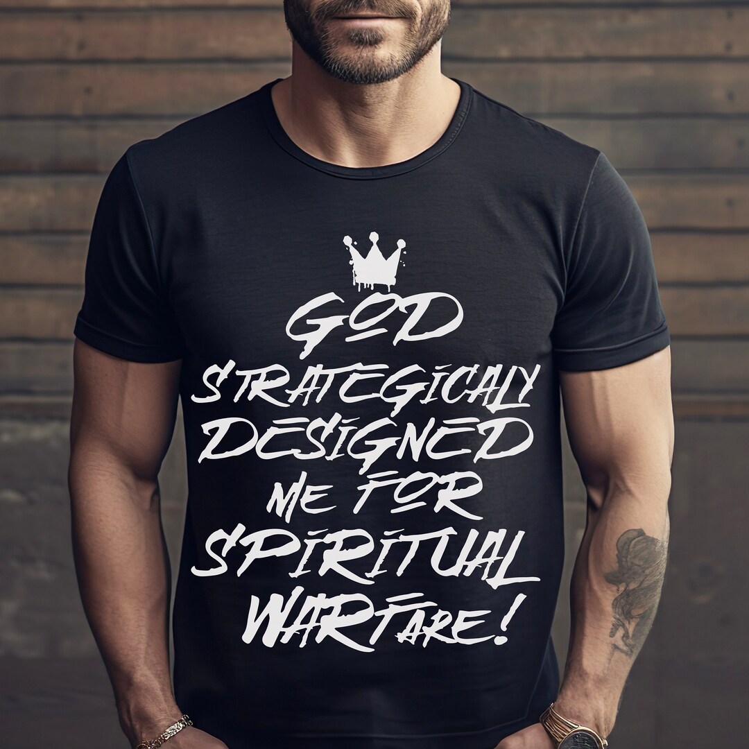 SPIRITUAL WARFARE, Christian Shirt, Christian Street Wear, Gift, All ...