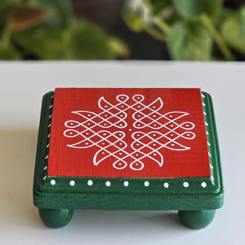 Kolam Manai/pooja Chowki/pooja Peetam - Etsy
