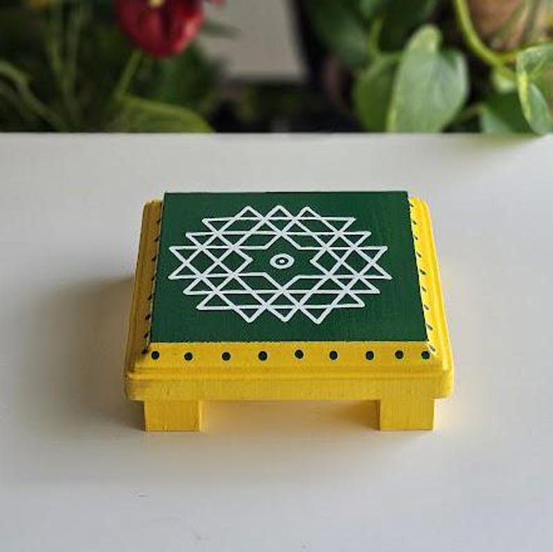 Kolam Manai/pooja Chowki/pooja Peetam - Etsy