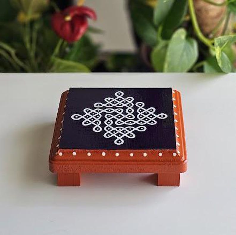 Kolam Manai/pooja Chowki/pooja Peetam - Etsy