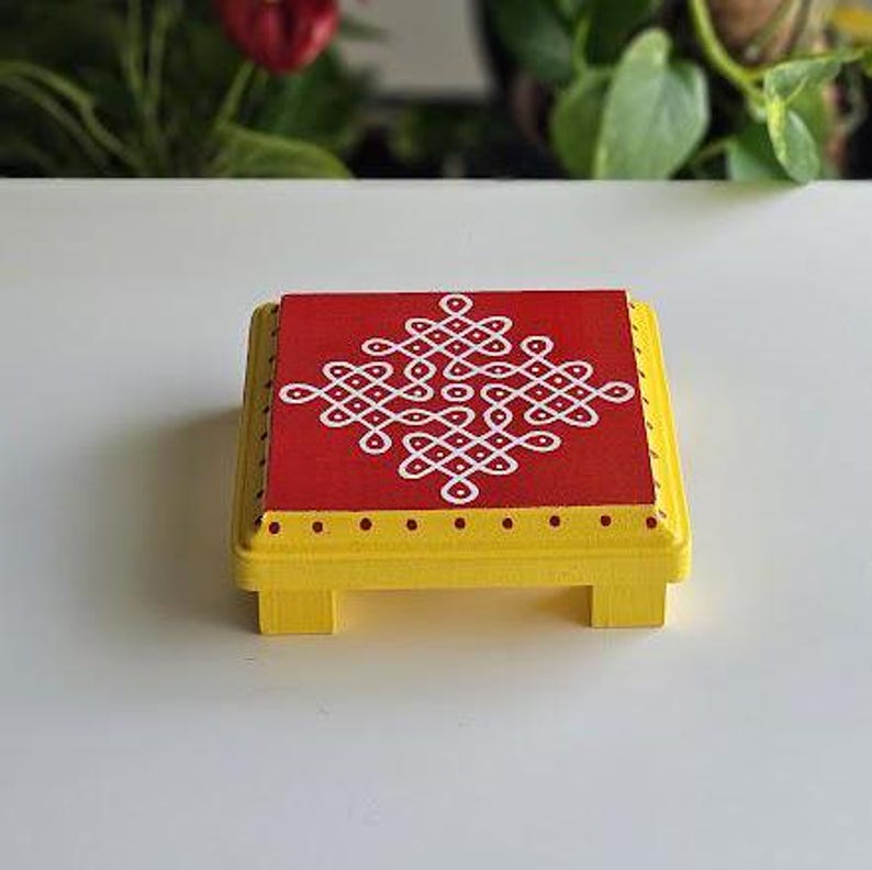 Kolam Manai/pooja Chowki/pooja Peetam - Etsy