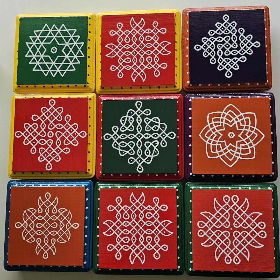 Kolam Manai/pooja Chowki/pooja Peetam - Etsy