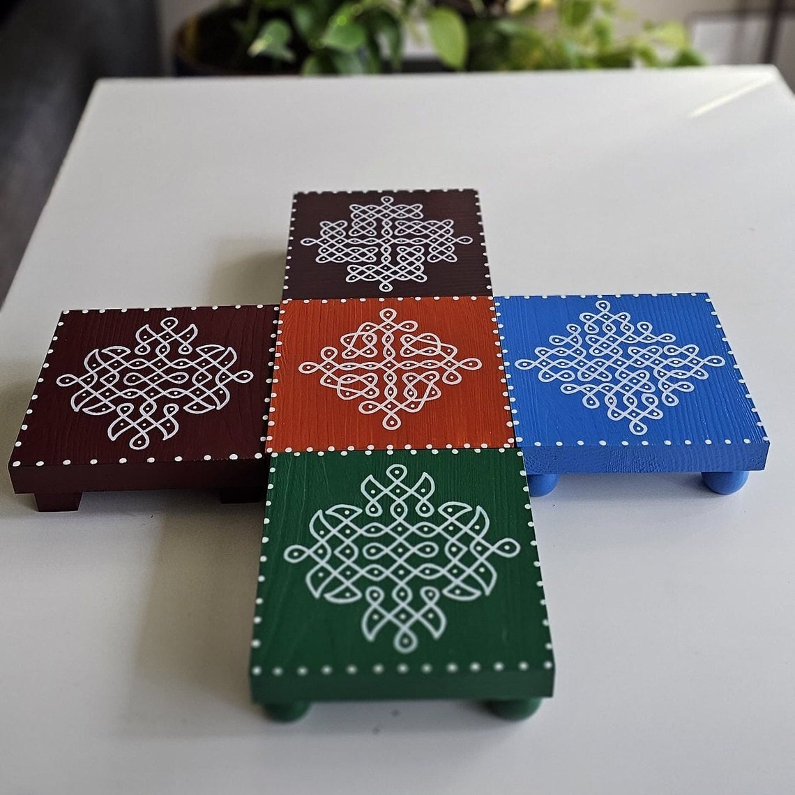 Kolam Manai/pooja Chowki/pooja Peetam - Etsy
