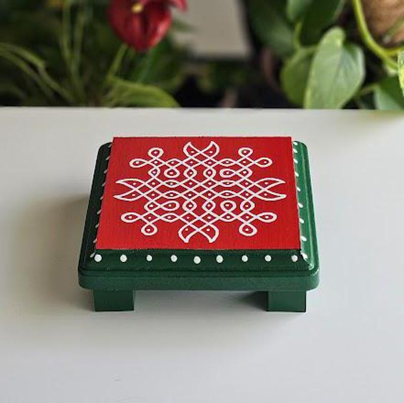 Kolam Manai/pooja Chowki/pooja Peetam - Etsy