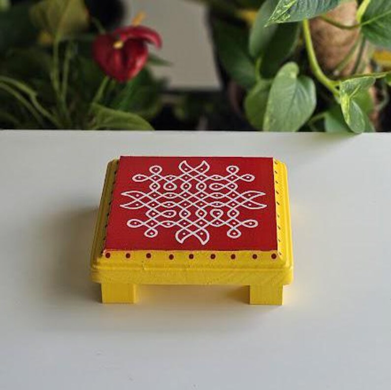 Kolam Manai/pooja Chowki/pooja Peetam - Etsy